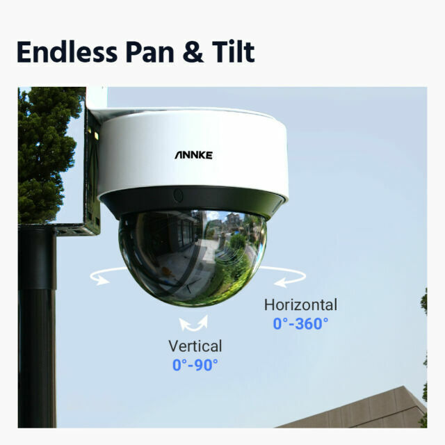 ANNKE CZ500 Ultra 4MP 25X 4.8-12mm Motorized Optical Zoom PTZ PoE Dome ...