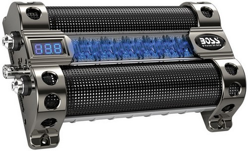 Boss Audio CAP8 8 Farad Capacitor Digital Voltage Meter | eBay