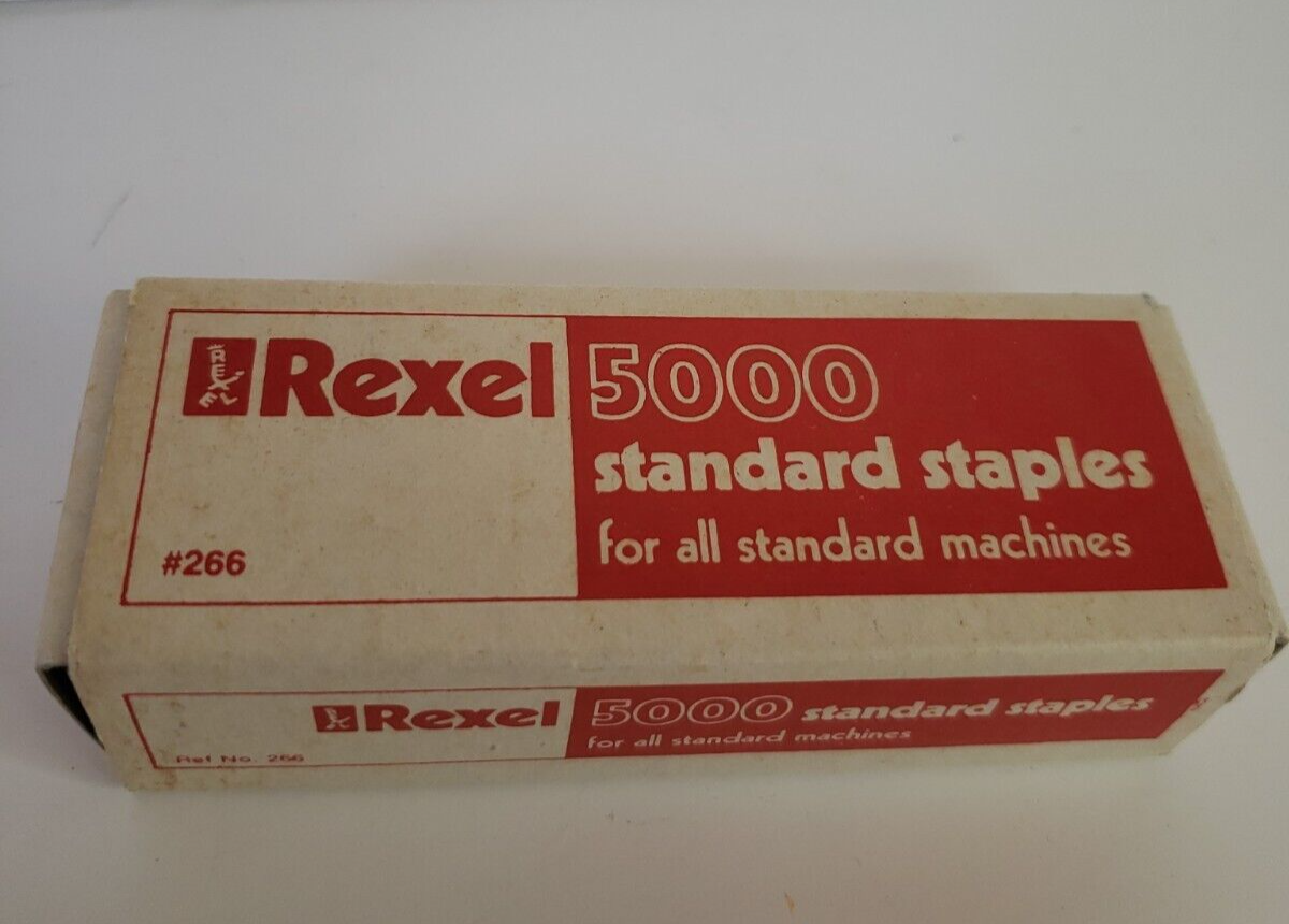 Vintage Box of Rexel Staples Taurus Stapler Office Supply | eBay