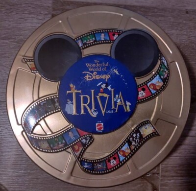 The Wonderful World of Disney - Trivia - Round Tin - Complete - 1997 | eBay