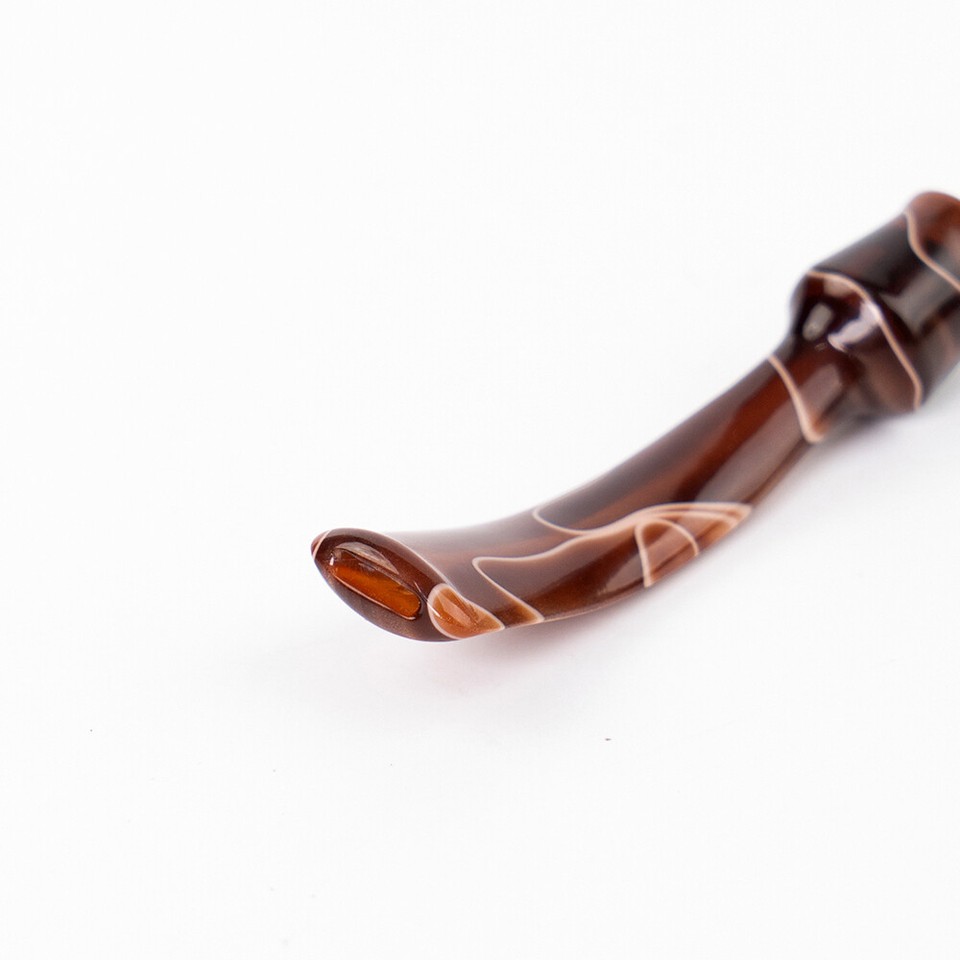 Bent Curved Pipe Stem Replacement Mouthpiece Fit 3mm Filters For ...