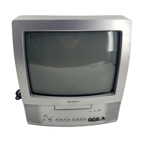 TOSHIBA MD13P1 13" CRT TV/DVD COMBO RETRO GAMING - Tested Works | eBay
