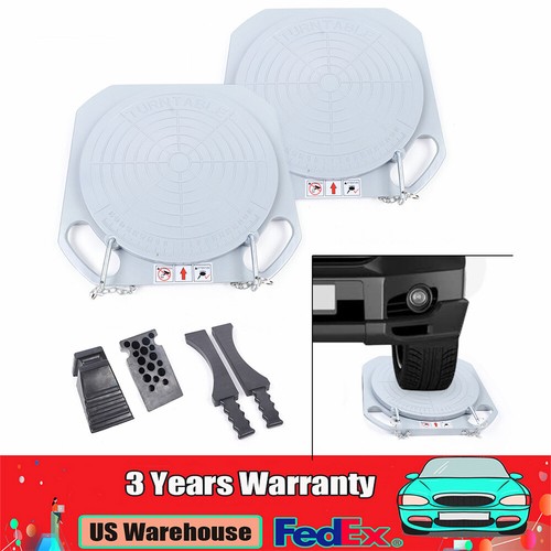 One Pair 5Ton Wheel Alignment Turn Plates Car Truck Front End Wheel ...