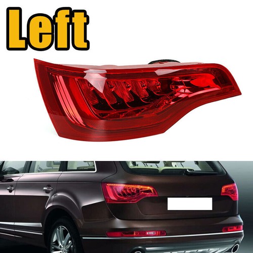 Left For Audi Q7 2010-2016 LED Rear Tail Light Red lens Brake Stop ...