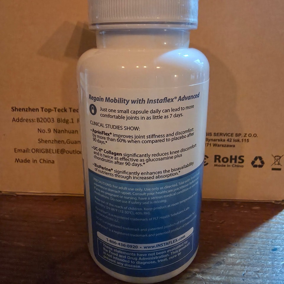 INSTAFLEX 30 CAPSULES JOINT SUPPORT Doctor Formulated New Exp 09/2026 ...