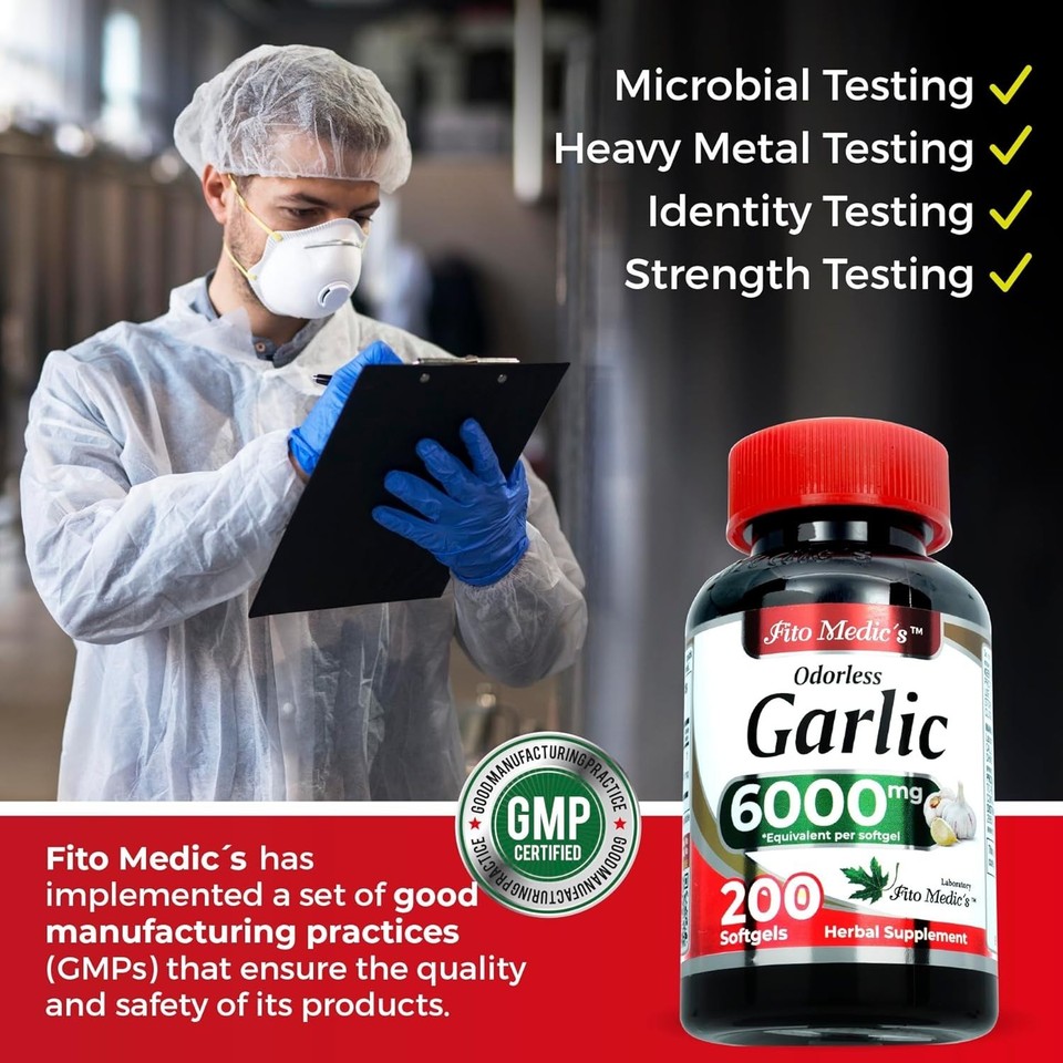 FITO MEDIC'S Lab | Garlic Supplements | Garlic Pills | Odorless Garlic ...