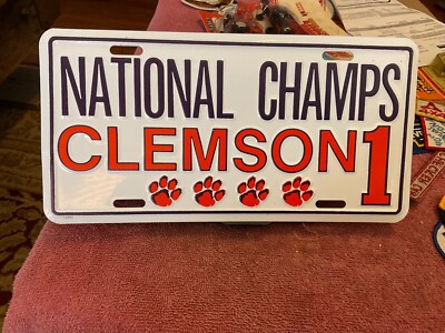 Clemson University Tigers Football 1981 National Champions Metal ...