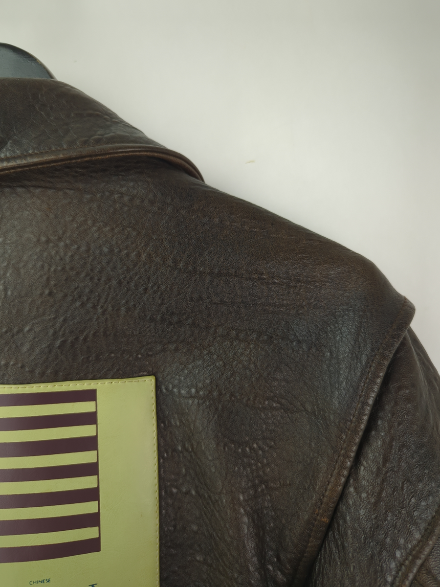 VINTAGE AVIREX Men's Sz M G-1 Leather Patches Bomber Jacket VINTAGE AVIREX Men's Sz M G-1 Leather Patches Bomber Jacket