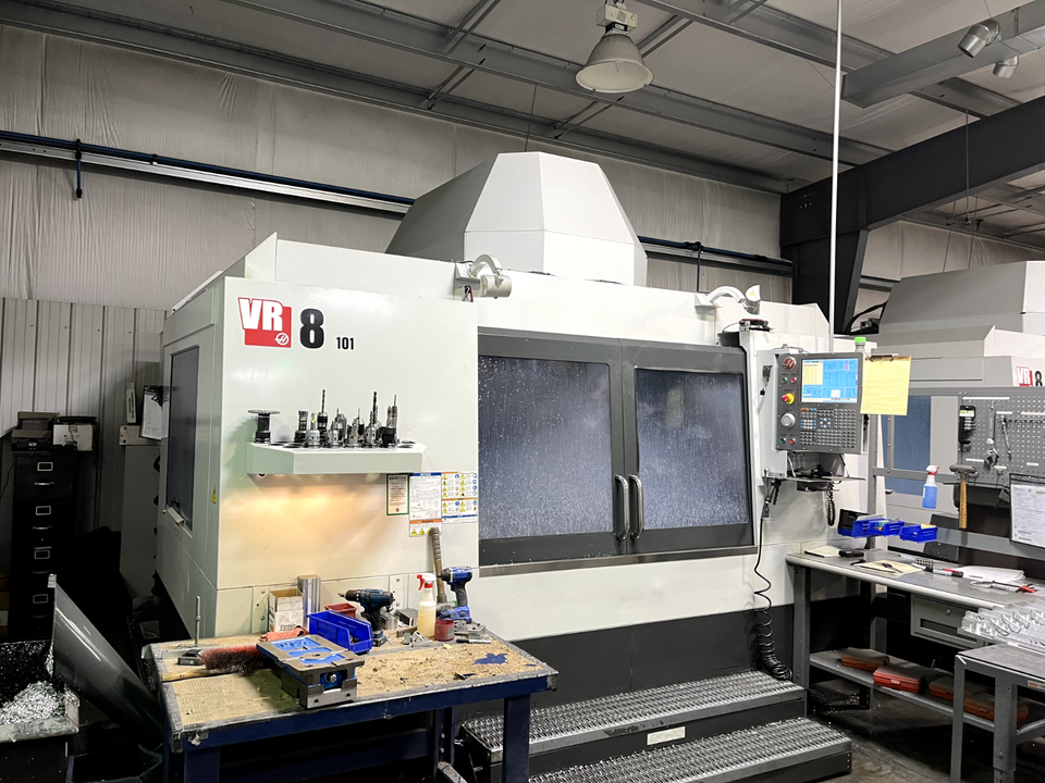 Haas VR-8 5 Axis VMC, 2011 - Programable Coolant, Probe, HSM, 2 ...