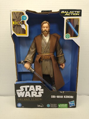 Star Wars: Galactic Action Obi-Wan Kenobi Interactive Electronic Figure ...