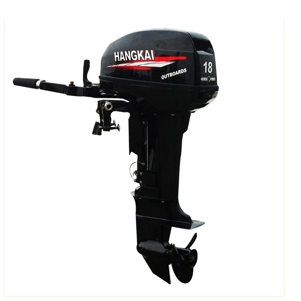 6-18HP HANGKAI Outboard Motor 2/4Stroke Fishing Boat Engine Water Air Cooling | eBay