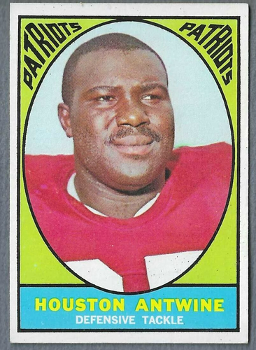 Houston Antwine Boston Patriots 1967 Topps Card #7 Card EX-MT | eBay