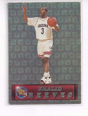 1994 PACIFIC PRISMS CROWN COLLECTION BASKETBALL GOLD KHALID REEVES #48 ...
