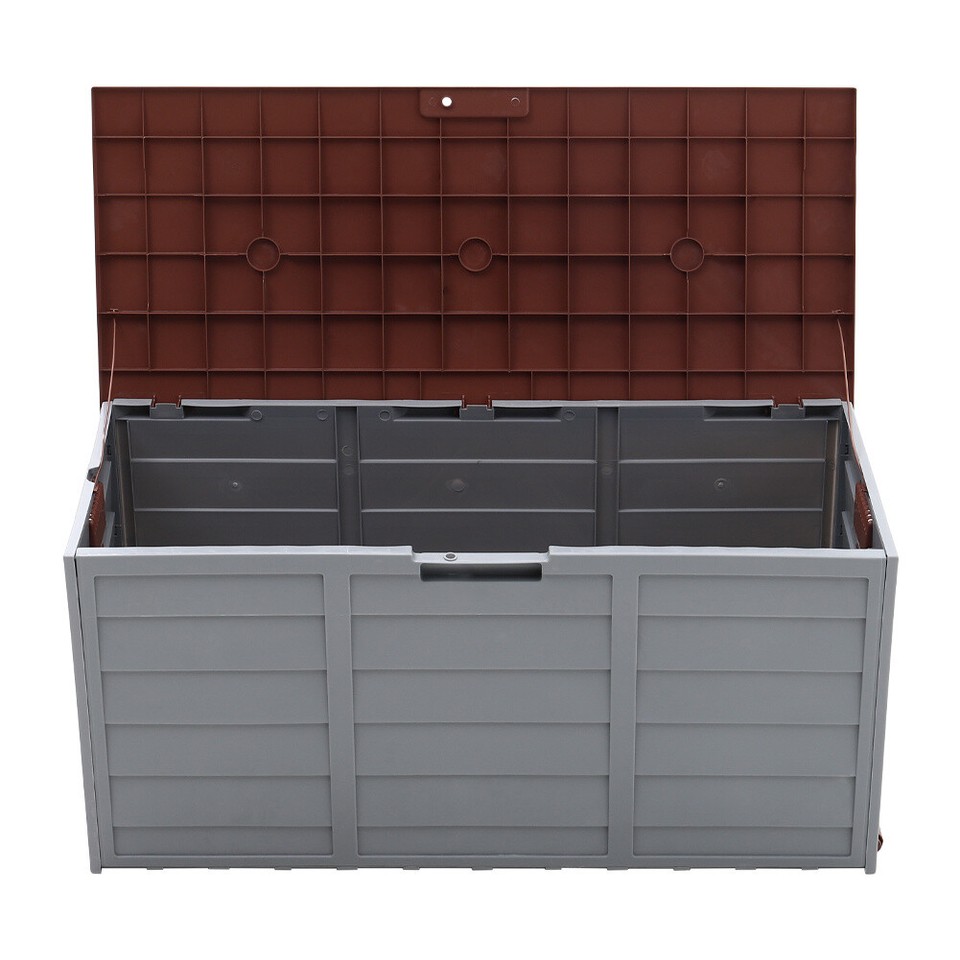 Garden Storage Sheds Chest Organiser Lockable Deck Box Outdoor Storage ...