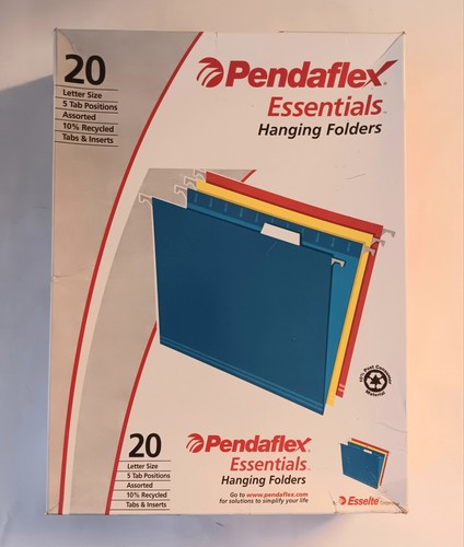 New Esselte Pendaflex Letter Size 5 Tab Hanging File Folder Assorted ...