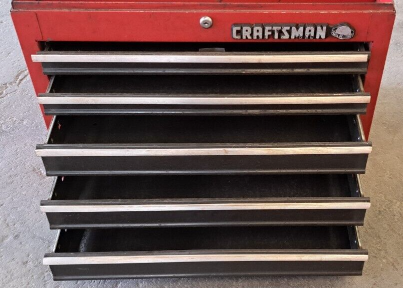 CRAFTSMAN BALL BEARING 5 DRAWER TOOL BOX 26" X 20" X 16" 706-659140 | eBay