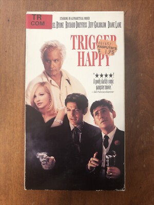 TRIGGER HAPPY - VHS - RICHARD DREYFUSS - ELLEN BARKIN - JEFF GOLDBLUM ...