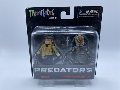 PREDATORS ROYCE & BERSERKER PREDATOR MINIMATES NEW SEALED 2016 FIGURES ...