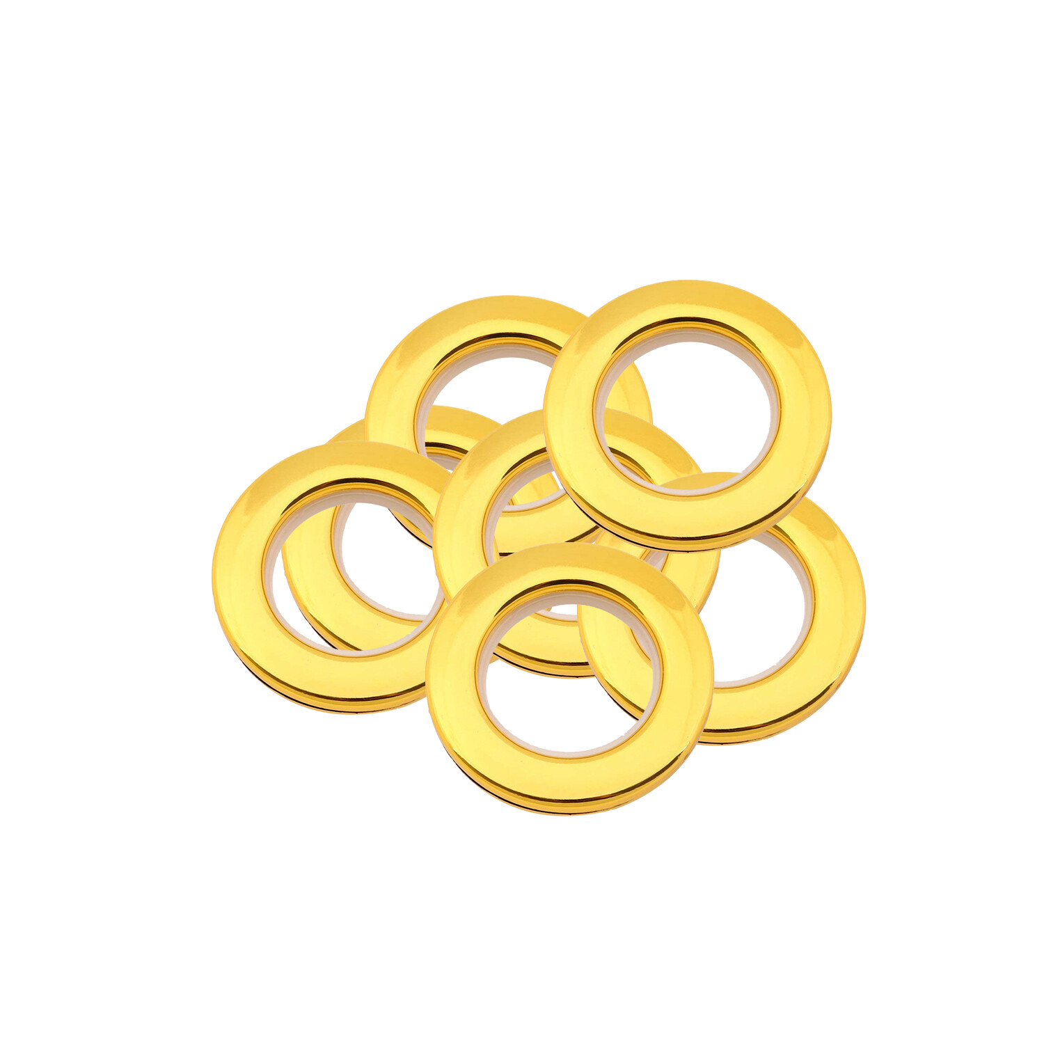 10X EYELET CURTAIN RINGS - Clip Grommet Blinds Drapery Low Noise 42mm ...