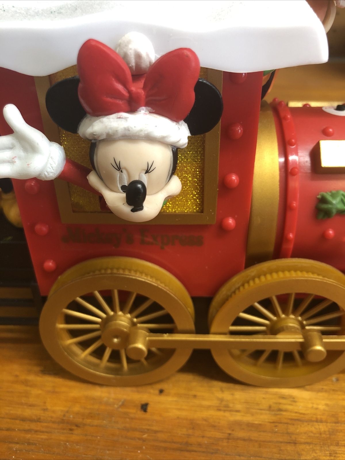 Disney Ruz Mickey’s Express Train Engine Christmas Goofy Minnie mouse ...