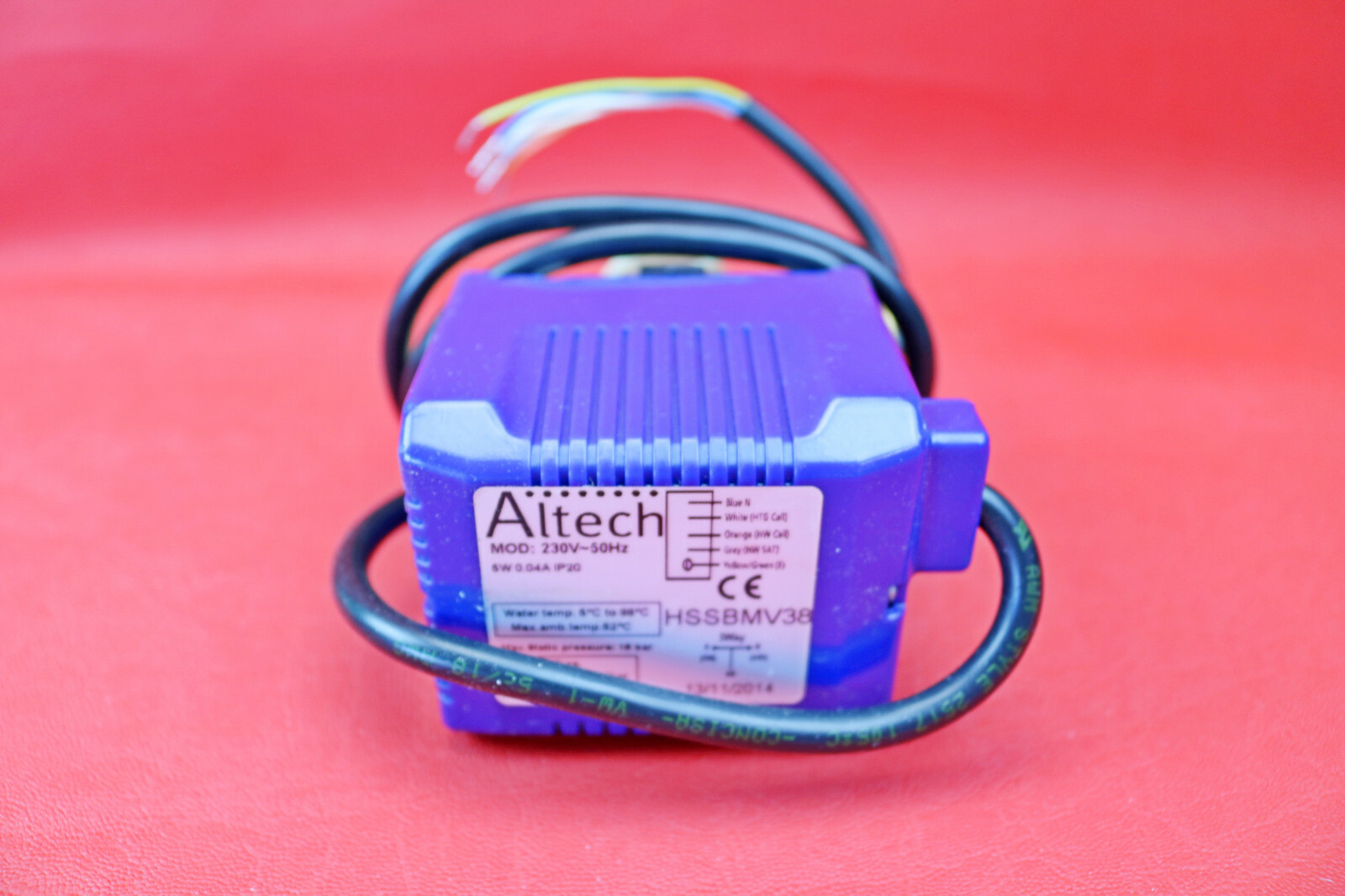 ALTECH 3 Port Motorised Valve 28mm Mid Position 5 Wire HSSBMV38 for ...