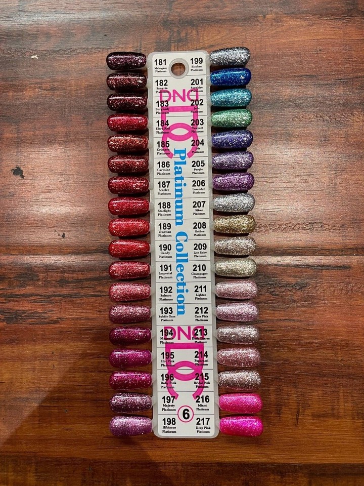 DC&DND Daisy Color Chart Gel Polish Color Sample Chart Palette Display ...