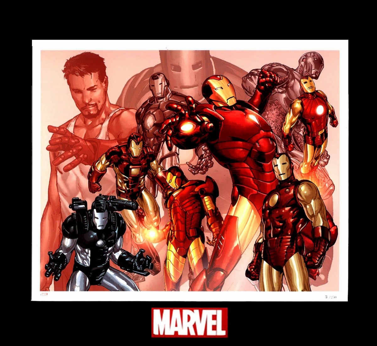 Iron Man Comics Collage Wallpaper