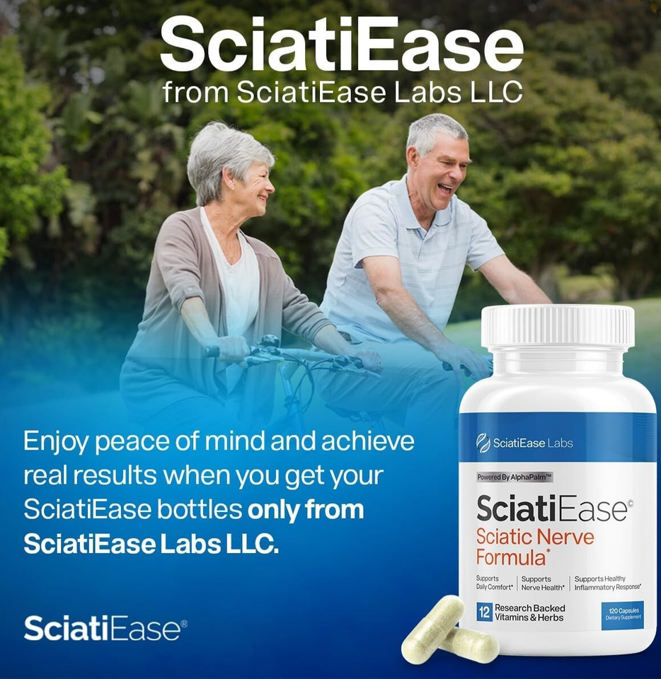SciatiEase Labs Sciati Ease Sciatic NERVE ,Formula 120 Capsules - New ...