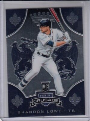 2019 Panini Chronicles Crusade Brandon Lowe Rookie Card Tampa Bay Rays ...
