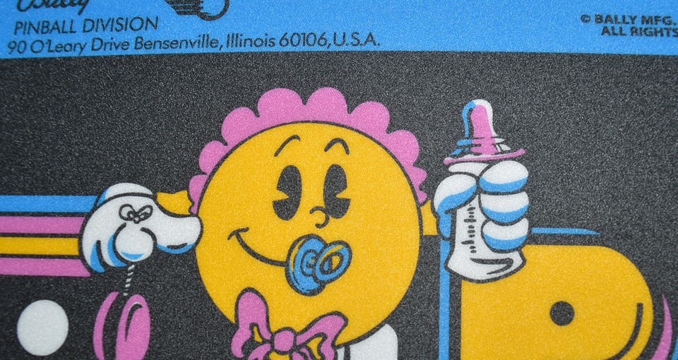 BABY PACMAN Control Panel Overlay Screen Printed - PA EXCLUSIVE! | eBay