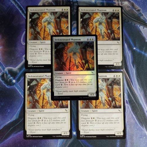 MTG Murders at Karlov Manor Defenestrated Phantom Playset + 1 Foil C ...