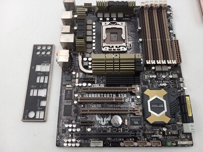 ASUS SABERTOOTH X58 LGA1366 MOTHERBOARD (MBG77) | eBay