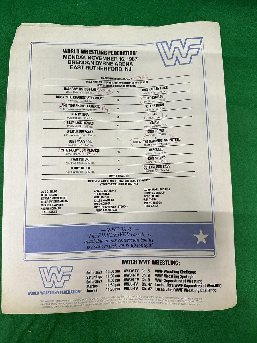 Hacksaw Jim Duggan Match