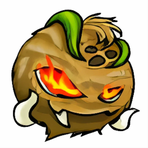 Neopets - Light Brown Evil Coconut ! - Virtual Item [Fastest + Safest ...