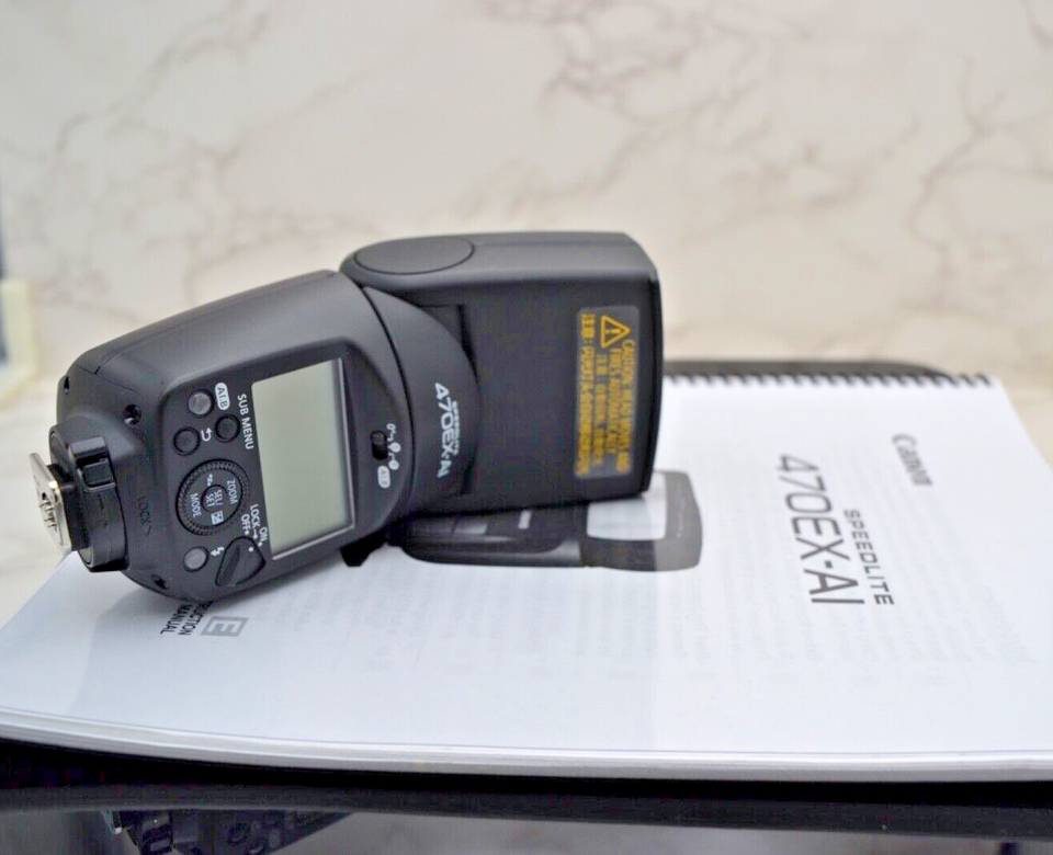 Canon Speedlite 470EX-AI Auto Intelligent Bounce Flash | eBay