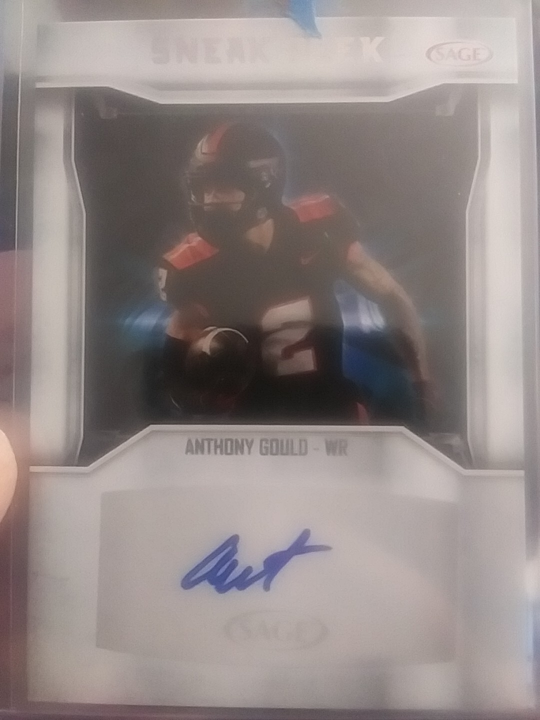 2024 SAGE FOOTBALL CARD RC ROOKIE AUTO AUTOGRAPH SNEAK PEEK Silver ...