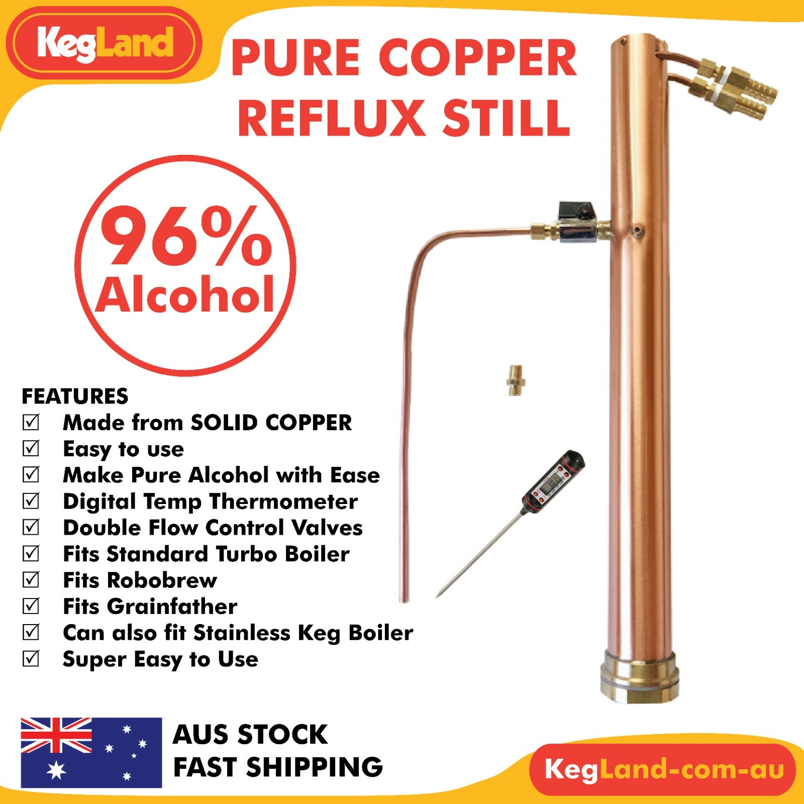 Alcoengine Reflux Still Distillation Keggomax T500 Pure Condenser ...
