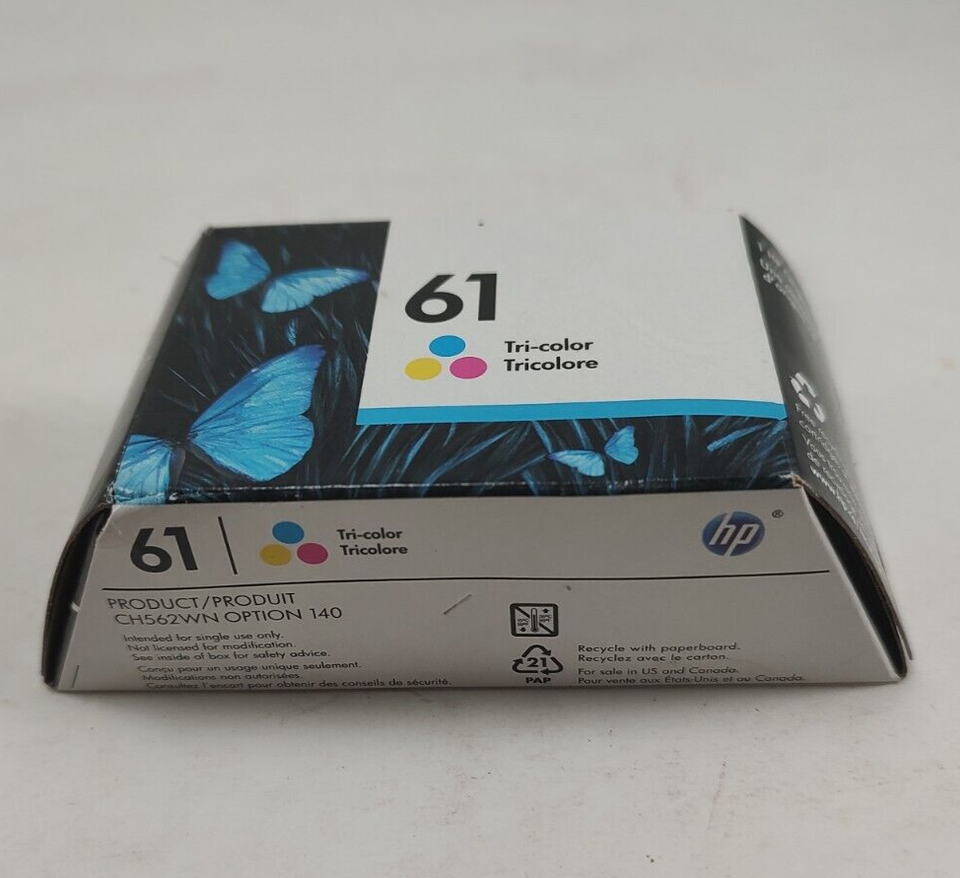 HP #61 Color Ink Cartridge 61 CH562WN NEW GENUINE | eBay