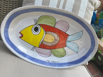 Nino Parrucca Large Fish Tray/Platter from Italy | eBay