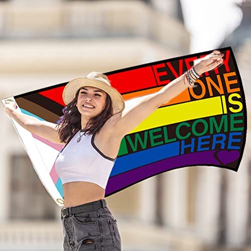 Progress Pride Flag Gay Flag Rainbow Lgbt Flag 3x5 Foot 2pcs Outdoor