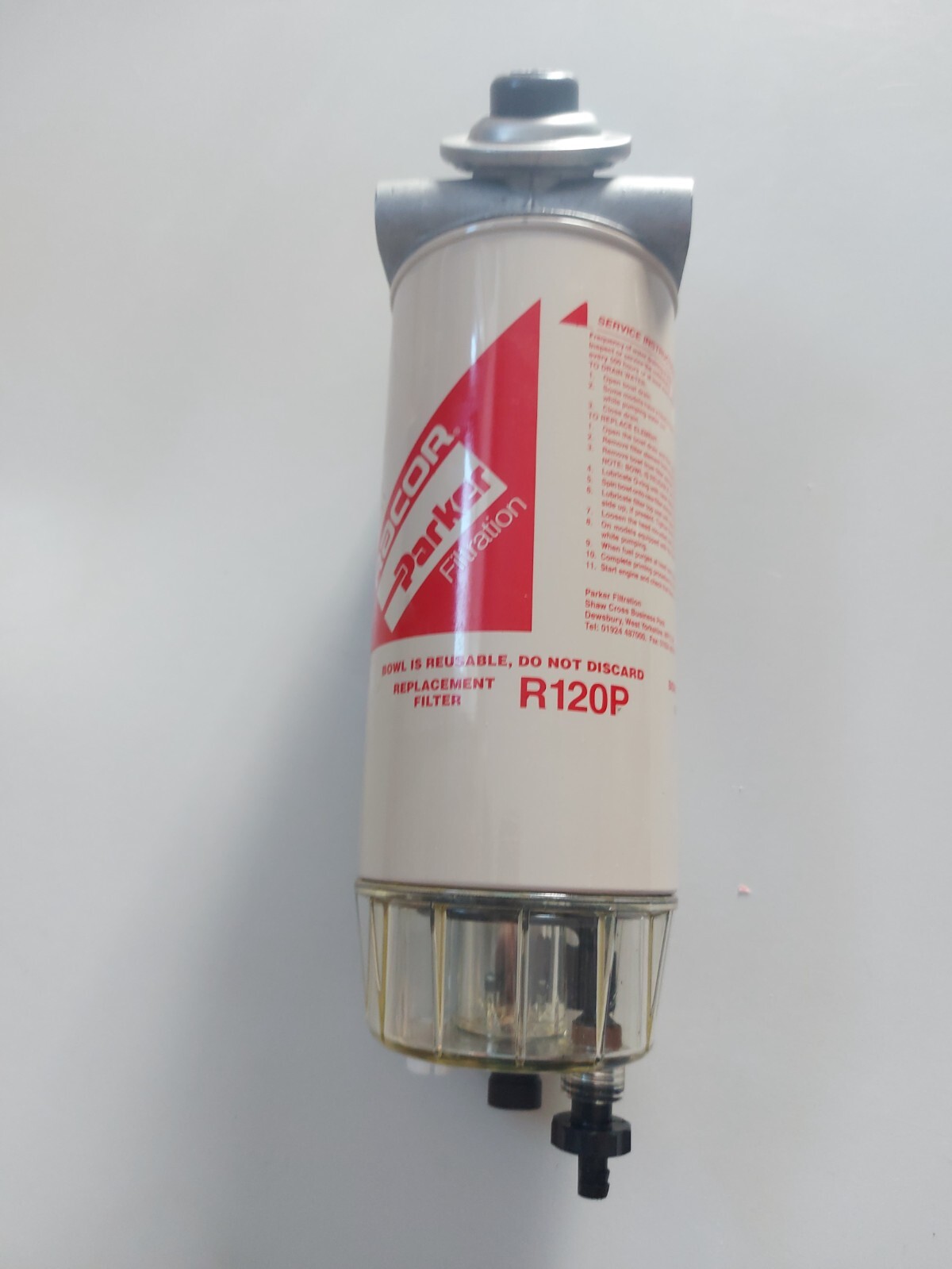 RACOR R120P - Fuel filter cross reference