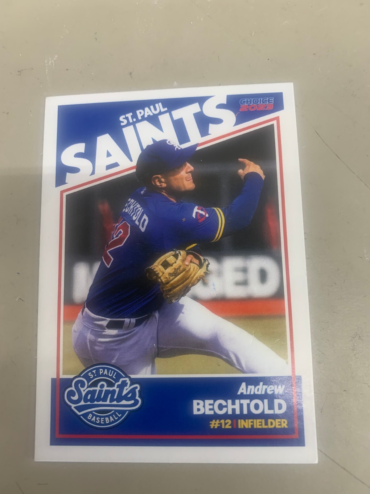 Andrew Bechtold Card 2023 Saint Paul Saints Team Card | eBay