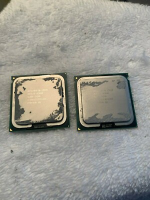 Lot of 2 Intel Xeon SLBBR 2.5GHz 1333MHz 12MB Cache Socket 771 CPU ...