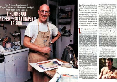 Coupure de presse Clipping 1996 Steve Crohn ne peut pas attraper le ...