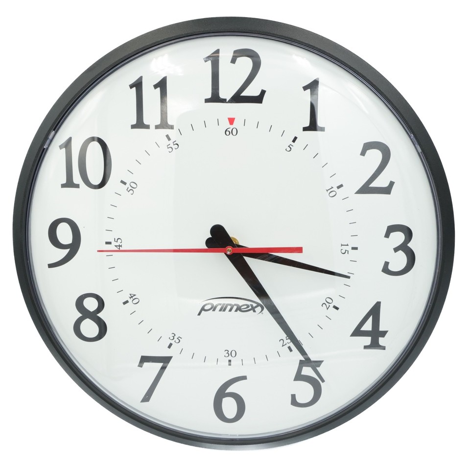Primex Wireless Synchronized Wall Clock 12.5" | eBay