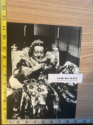 Bette Davis As Queen Elizabeth 1939 Movie Scene Book Photograph | eBay