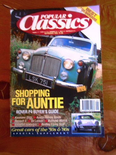 MAGAZINE POPULAR CLASSICS SEPTEMBER 1993 GREAT ** MUST SEE | eBay