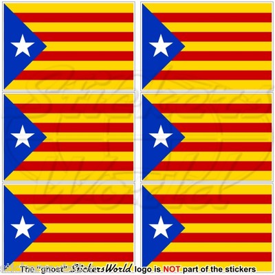 CATALONIA Catalan Independence Blue Flag Estelada Blava Spain 40mm ...