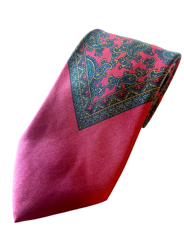 Nina Ricci Paisley Design Silk Neck Tie Made In France 56.5 x 3.25 | eBay