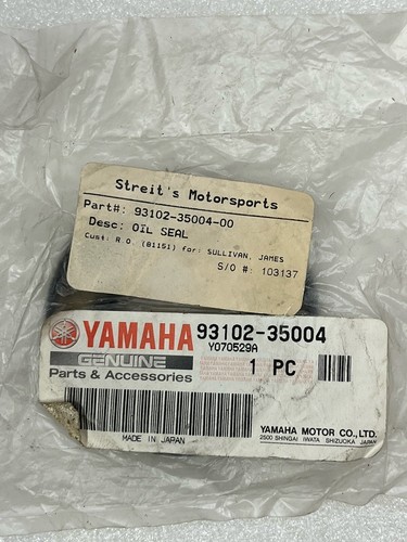 1 NOS Genuine Yamaha Oil Seal OEM 93102-35004 | eBay